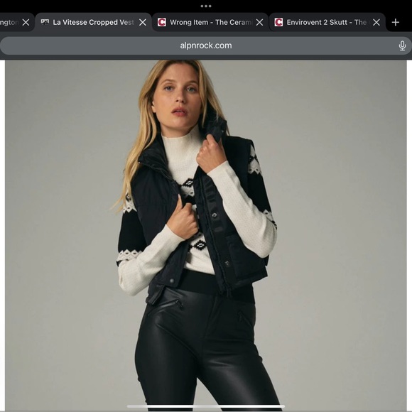 Alp N Rock | Jackets & Coats | Alp N Rock La Vitesse Cropped Vest ...